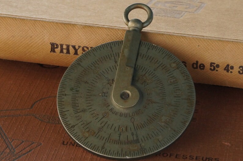 Antique G. Charpentier Circular Slide Rule Calculimeter - Etsy