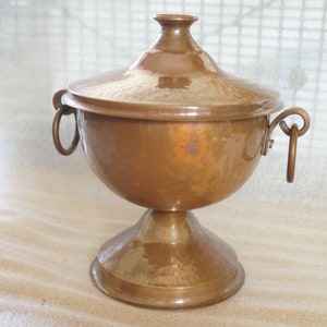 Hammered Copper Box With Its Lid, 1950s - Etsy