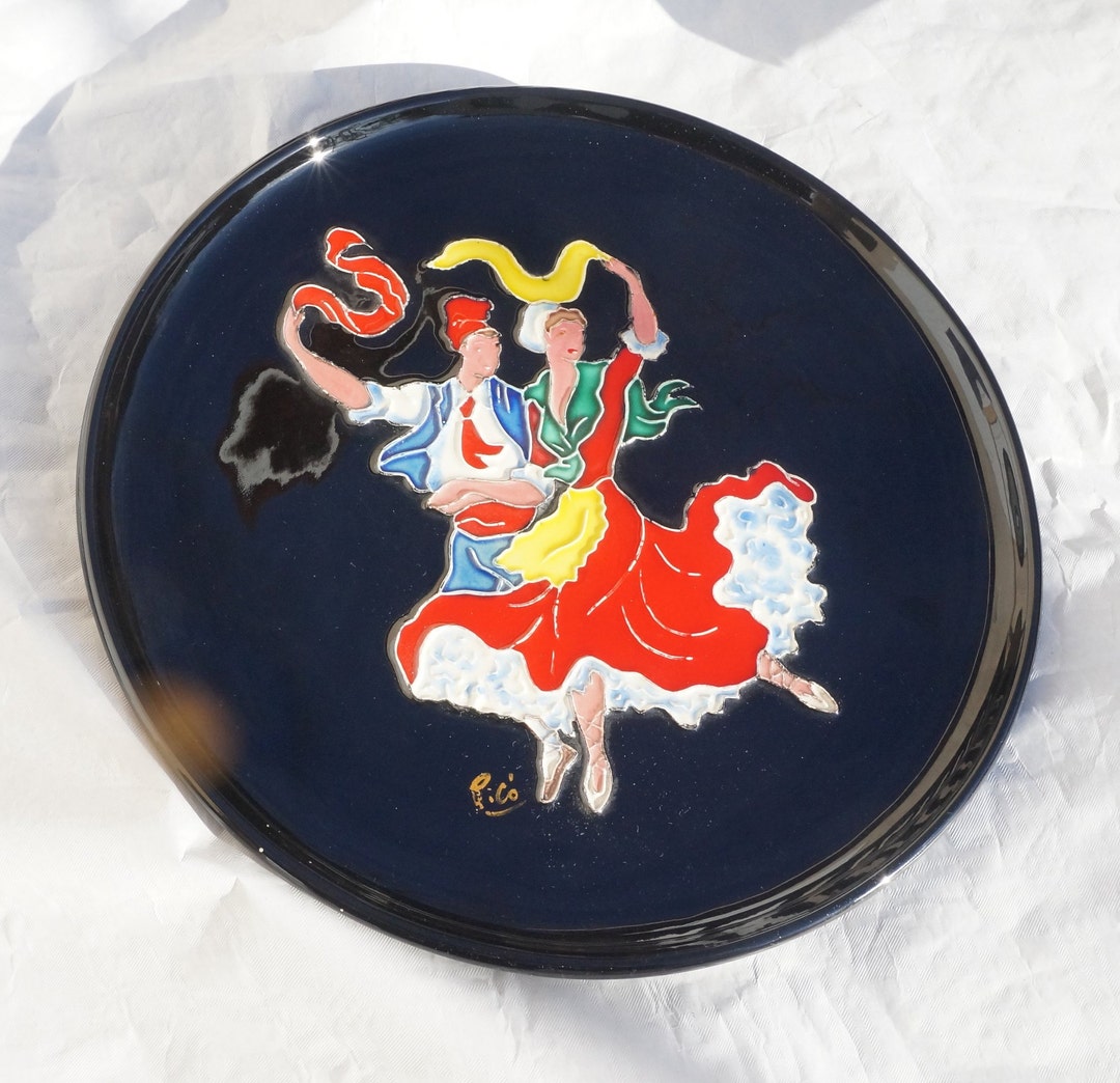 Decorative Plate, Wall Decor, Signed Pico , Handmade Decor - Etsy