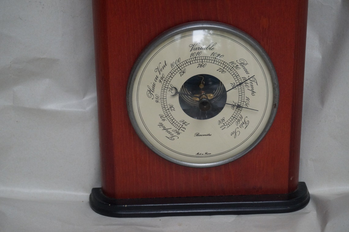 Vintage Barometer and Thermometer 1960's Made in | Etsy