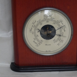 Vintage Barometer and Thermometer , 1960's, Made in France, - Etsy