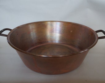 Vintage French Hammered Copper Jam Pan - 1900s Cookware - Etsy