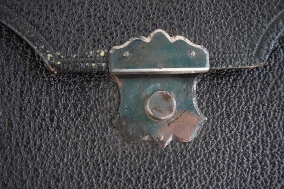 Extra Large Banker's Leather Wallet 1800s - Gem