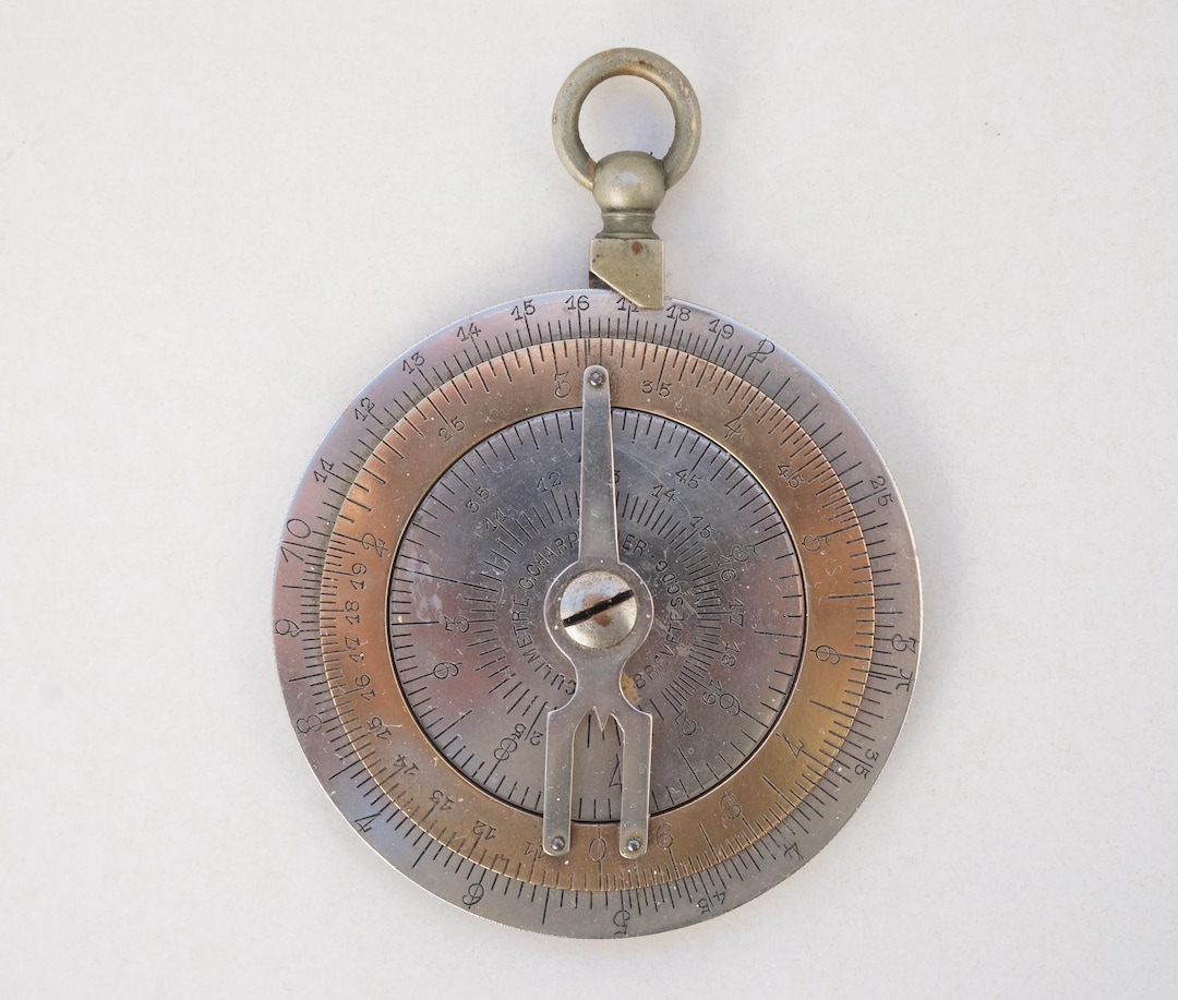 Antique G. Charpentier Circular Slide Rule, Calculimeter, 1900s - Etsy