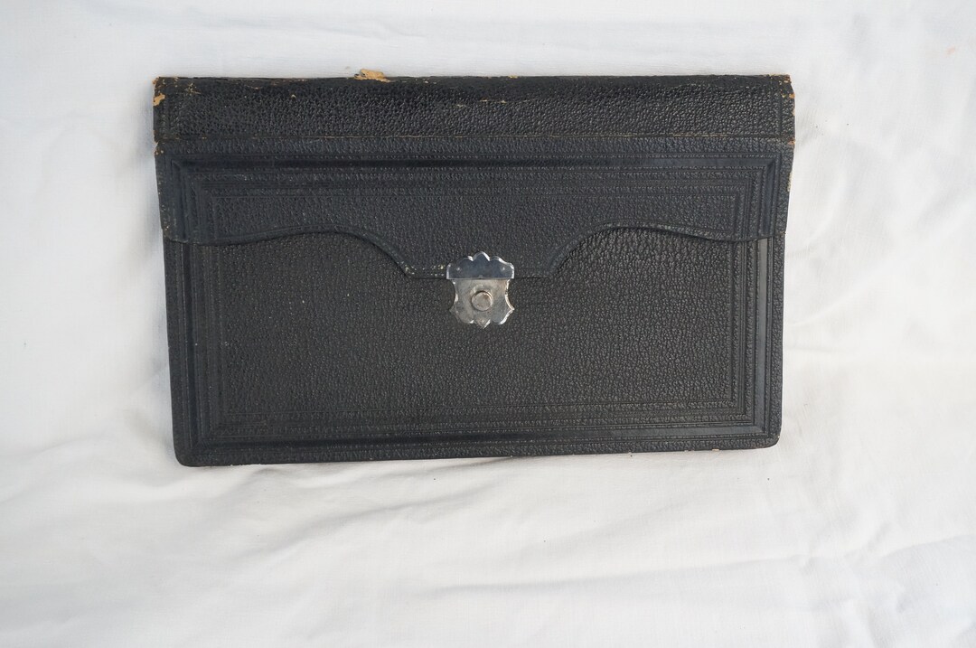 Extra Large Banker's Leather Wallet 1800s - Etsy