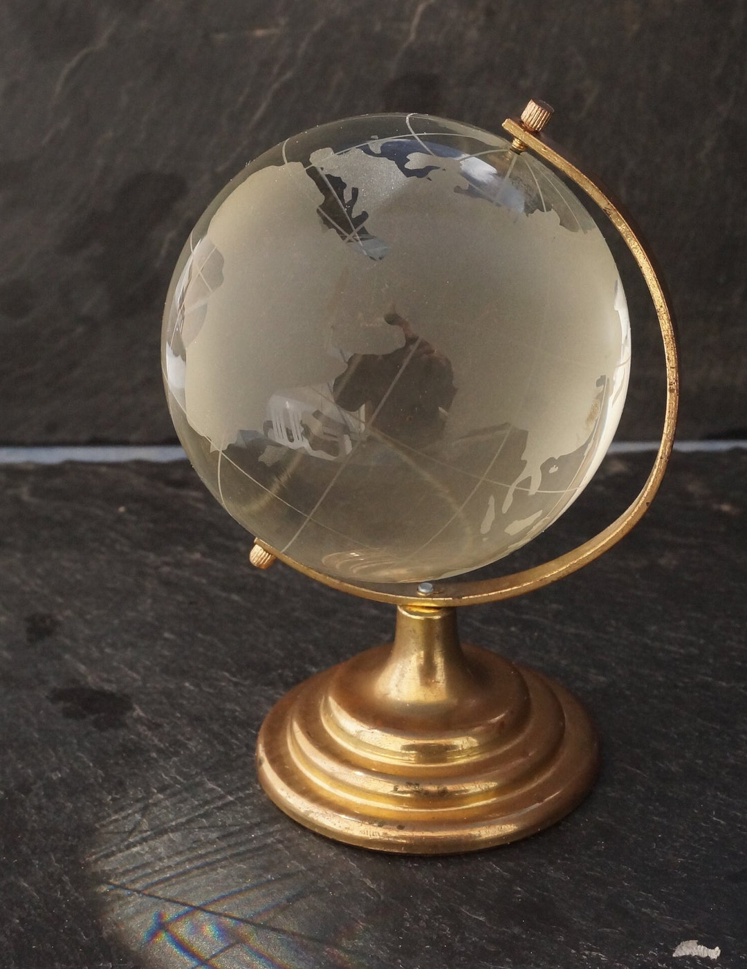 Mini Globe, World Map Globe, Cristal Globe - Etsy Canada