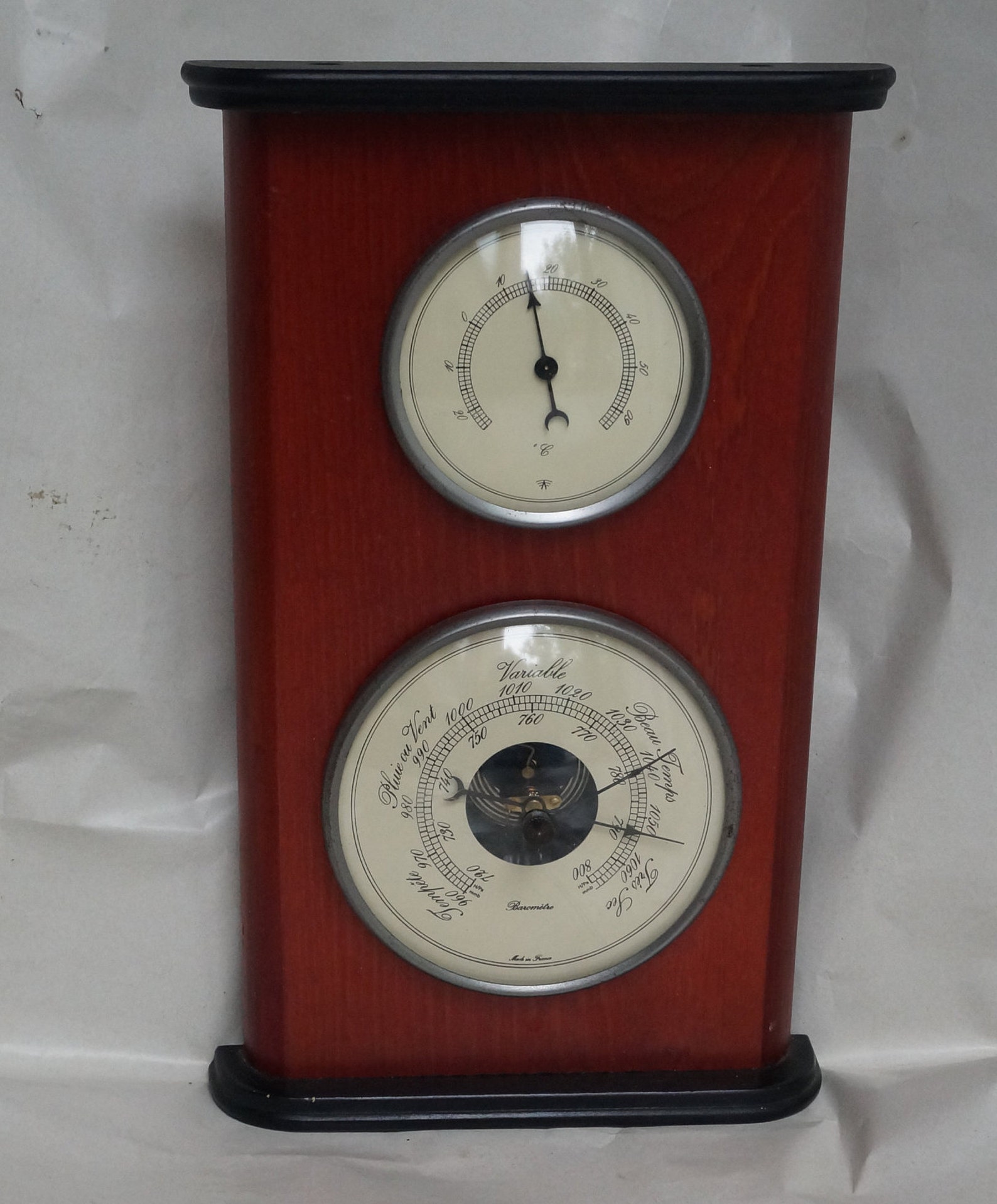 Vintage Barometer and Thermometer 1960's Made in | Etsy