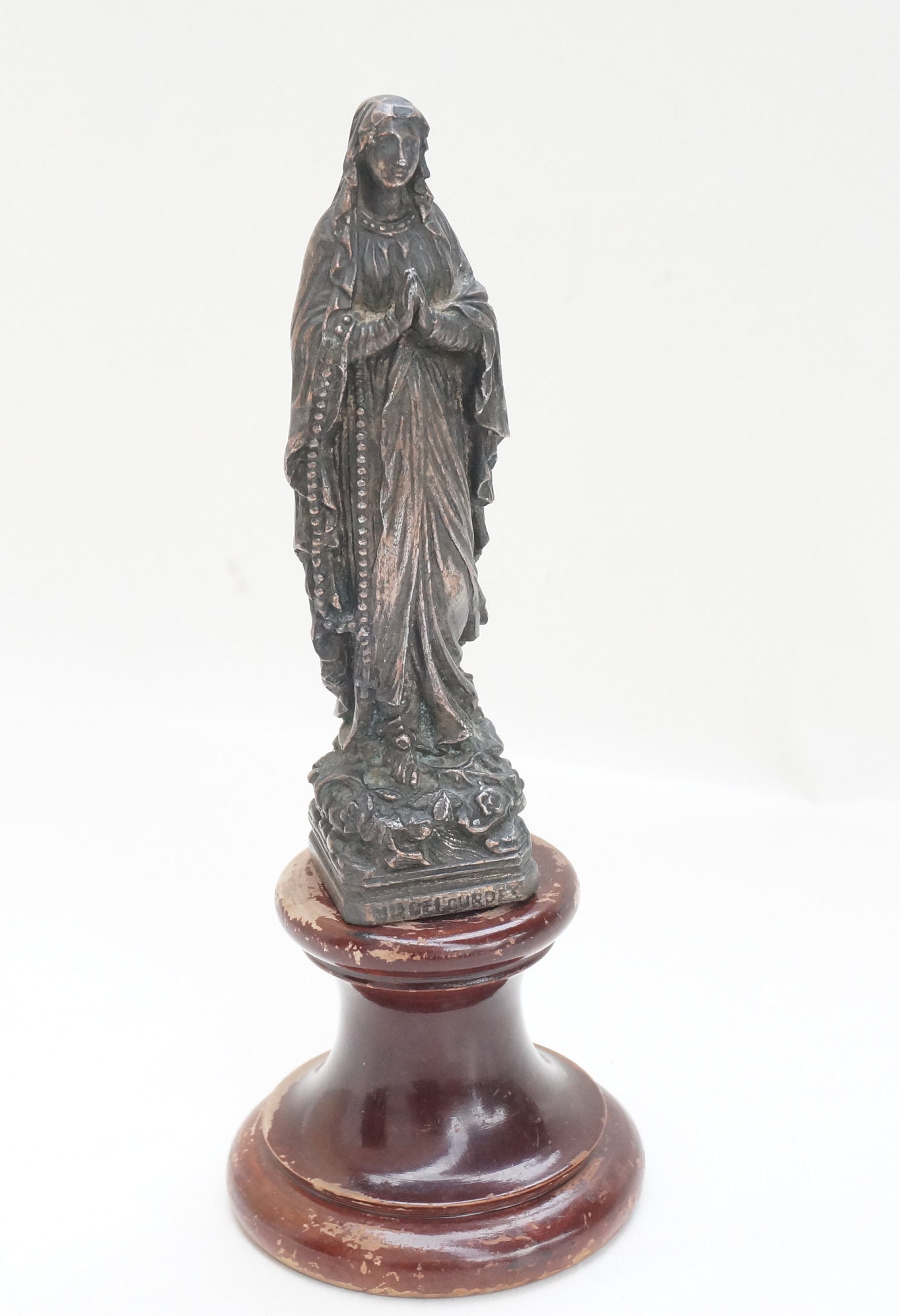 Virgin Mary Statue Vintage Religious Statue 1900s Etsy