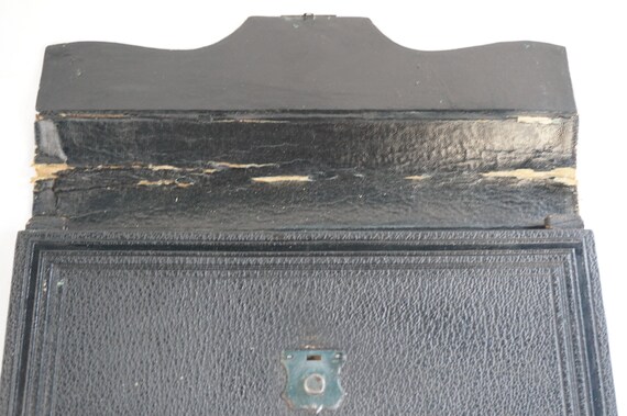 Extra Large Banker's Leather Wallet 1800s - Gem