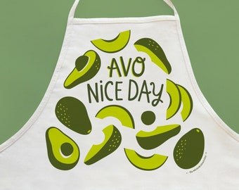 Avocado Full Apron - Etsy