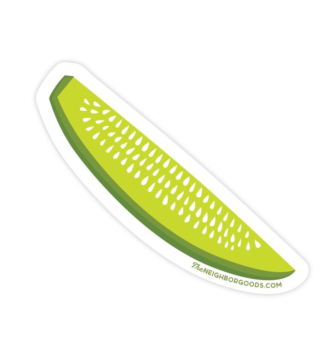 Pickle Sticker Vegetable Sticker Food Sticker Produce - Etsy