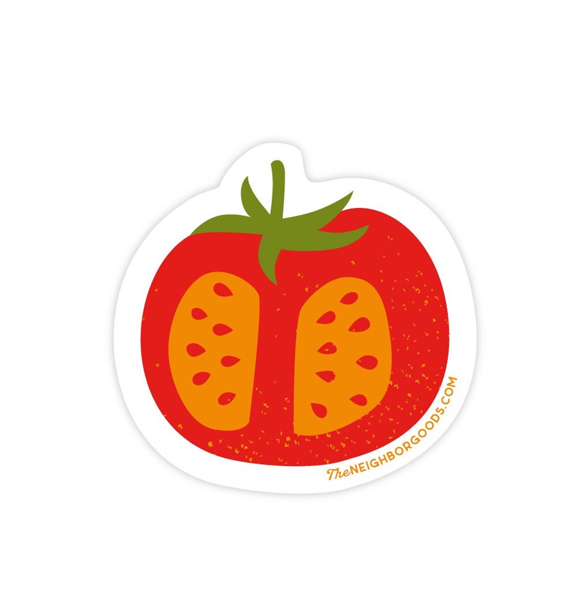 Tomato - Vinyl Sticker - Etsy