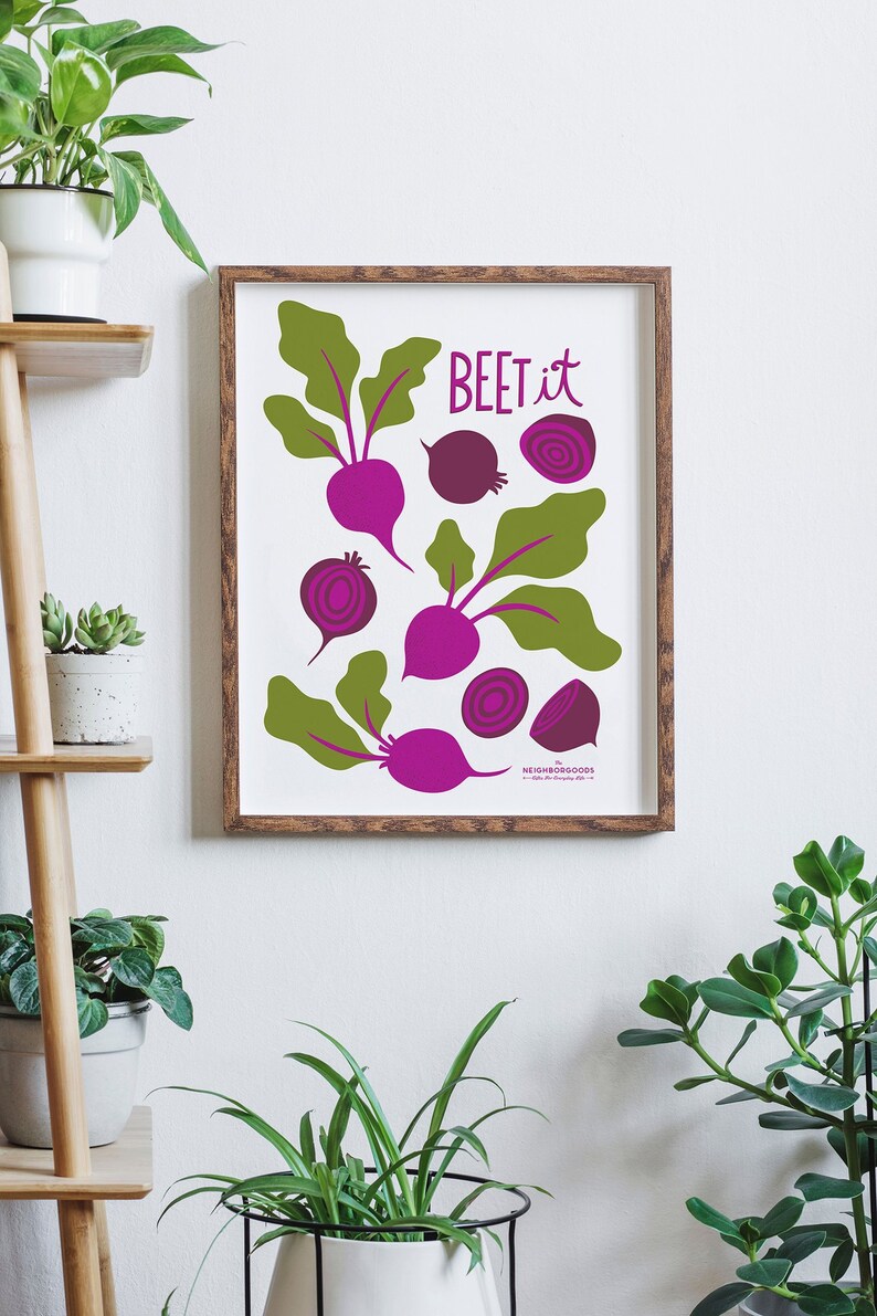 Beet It Art Print, Giclee Print - Etsy