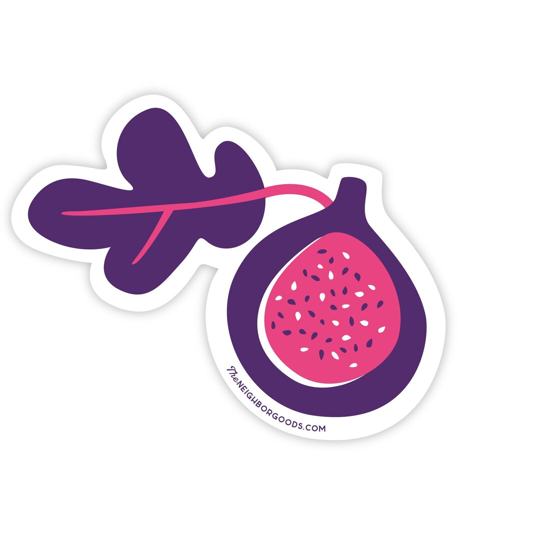Fig Sticker, Food Sticker, Sticker, Vinyl Sticker - Etsy
