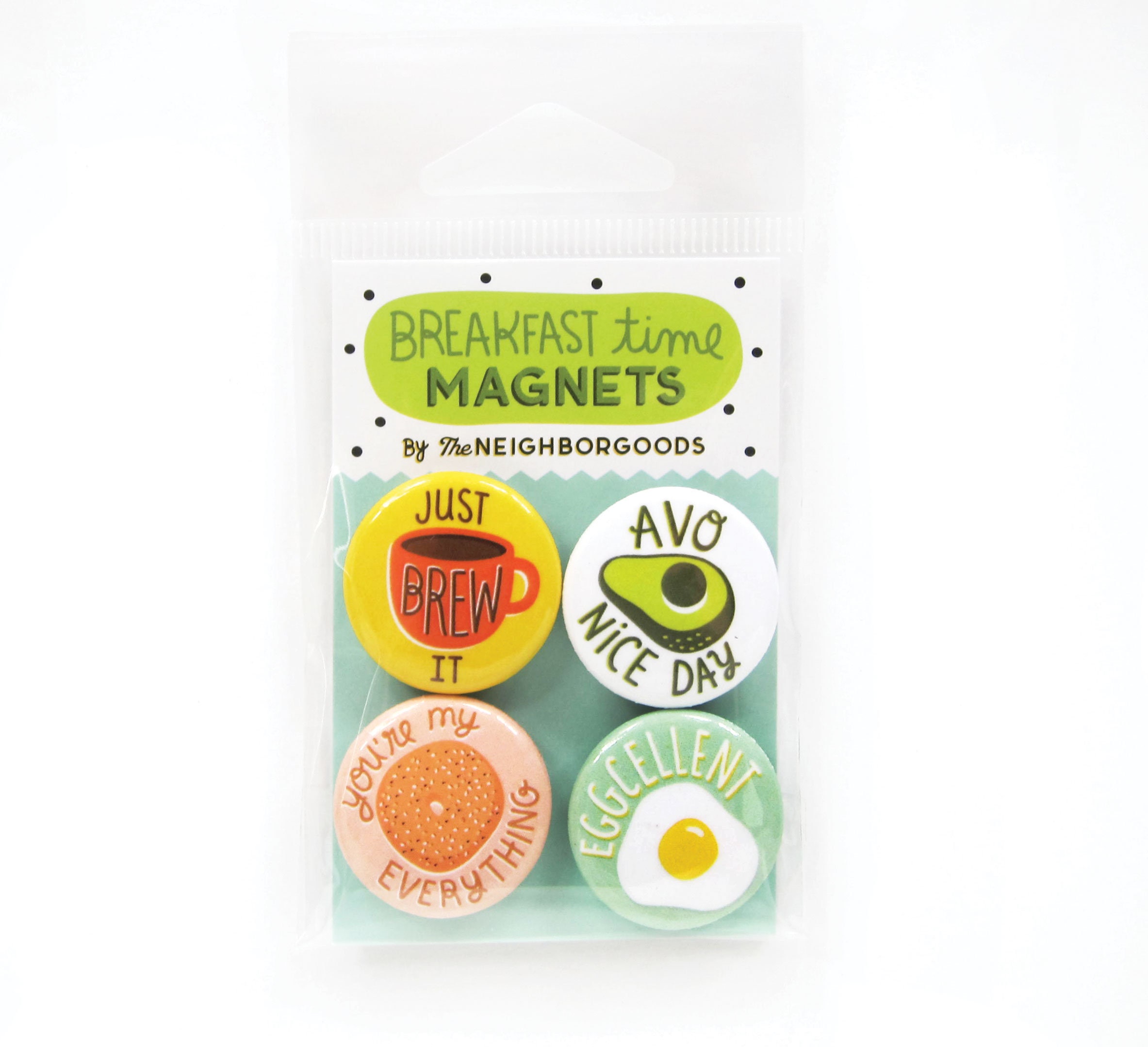 Breakfast Magnets Coffee Magnet Avocado Magnet Bagel - Etsy