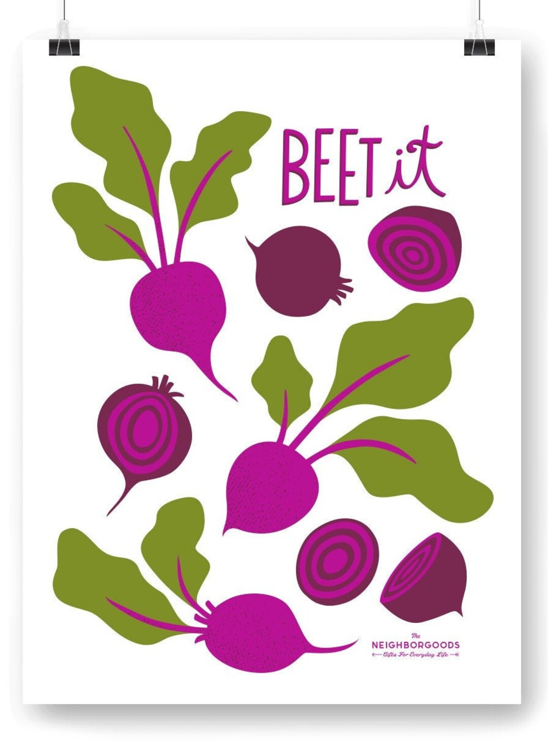Beet It Art Print, Giclee Print - Etsy