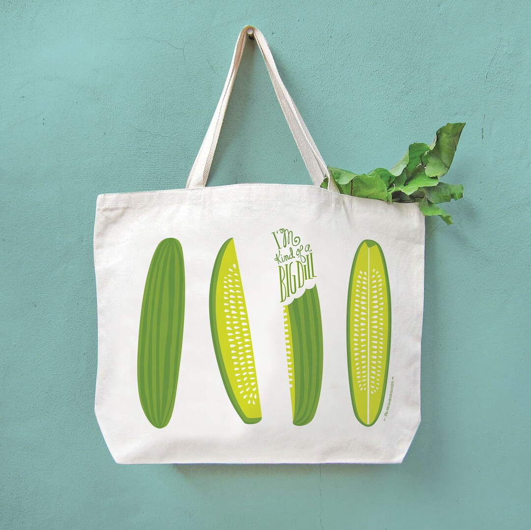 Pickle Big Dill Tote Bag - Etsy