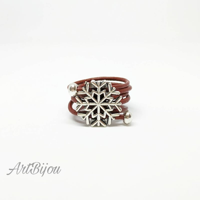 Snowflake Ring - Etsy