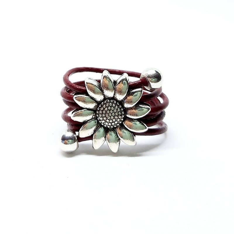 Leather Ring - Etsy