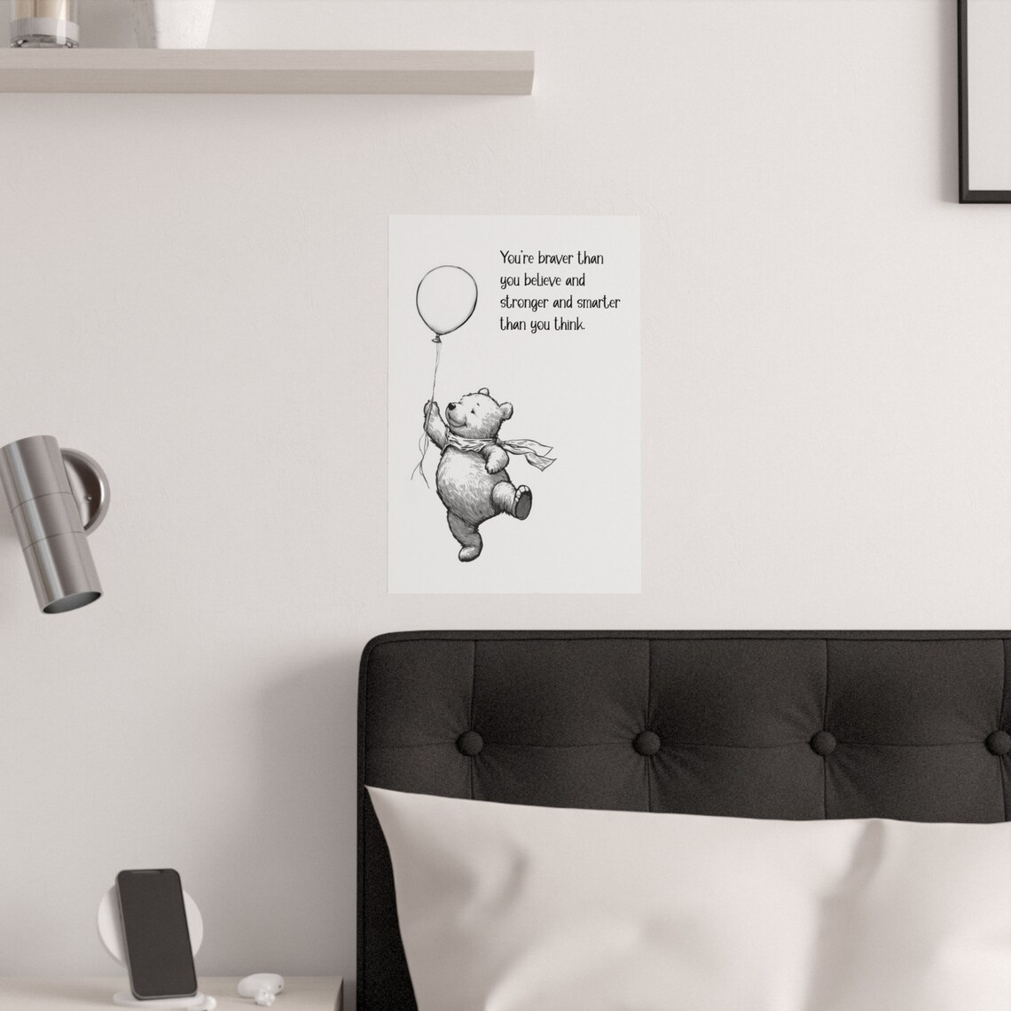 Winnie the Pooh Print - Pooh Art Print - Etsy