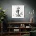Wisdom's Reverence - Line Drawing Canvas Print - Etsy