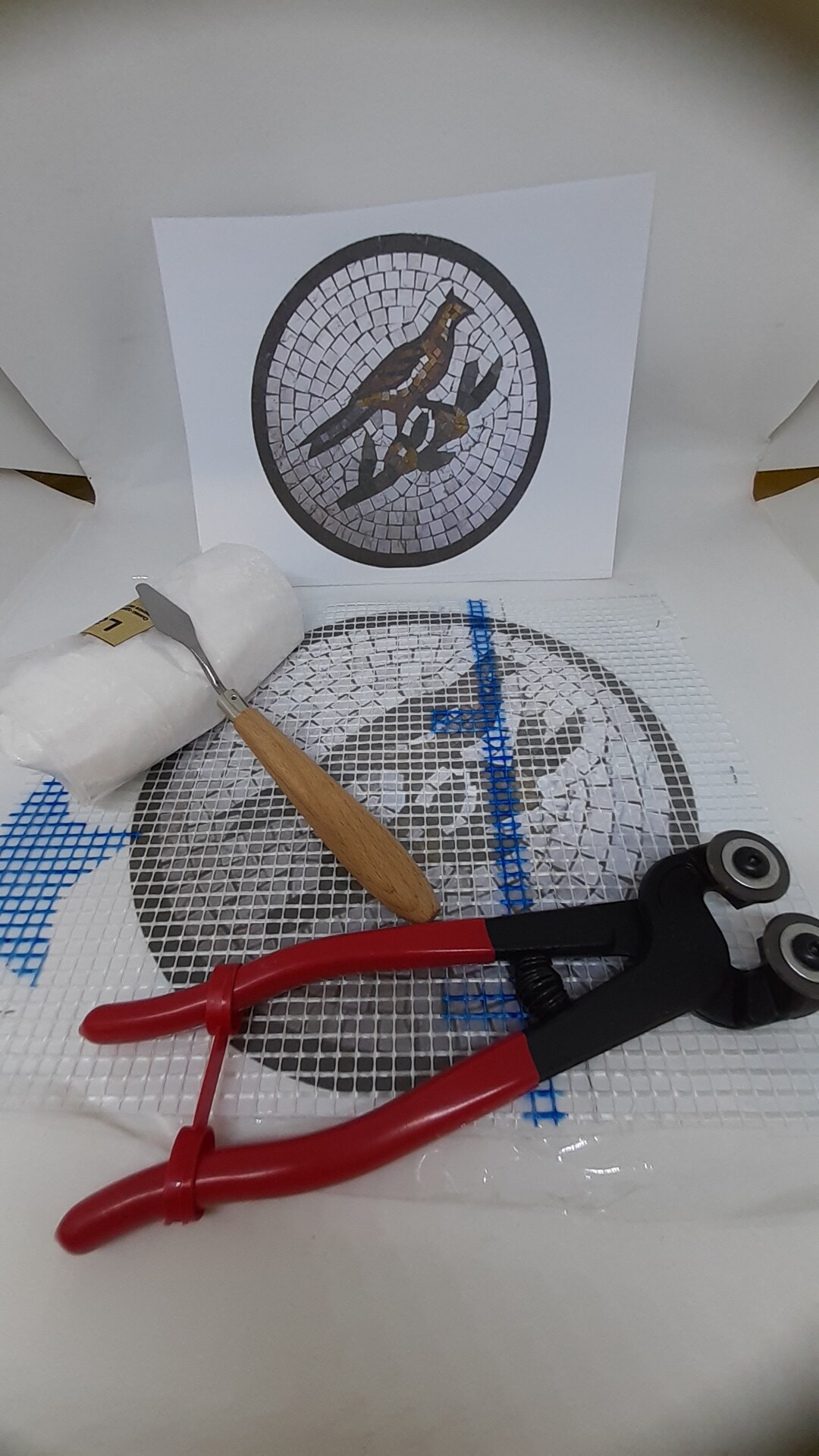 Mosaic Kit partridge on a Branch - Etsy