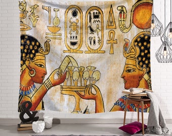 Egyptian wall art | Etsy