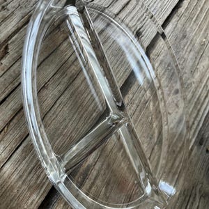 Divided Glass Dish - Etsy