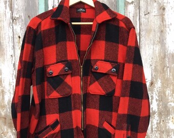 Buffalo plaid jacket | Etsy