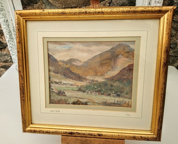 Great Gable Painting. English Lake District Landscape by | Etsy