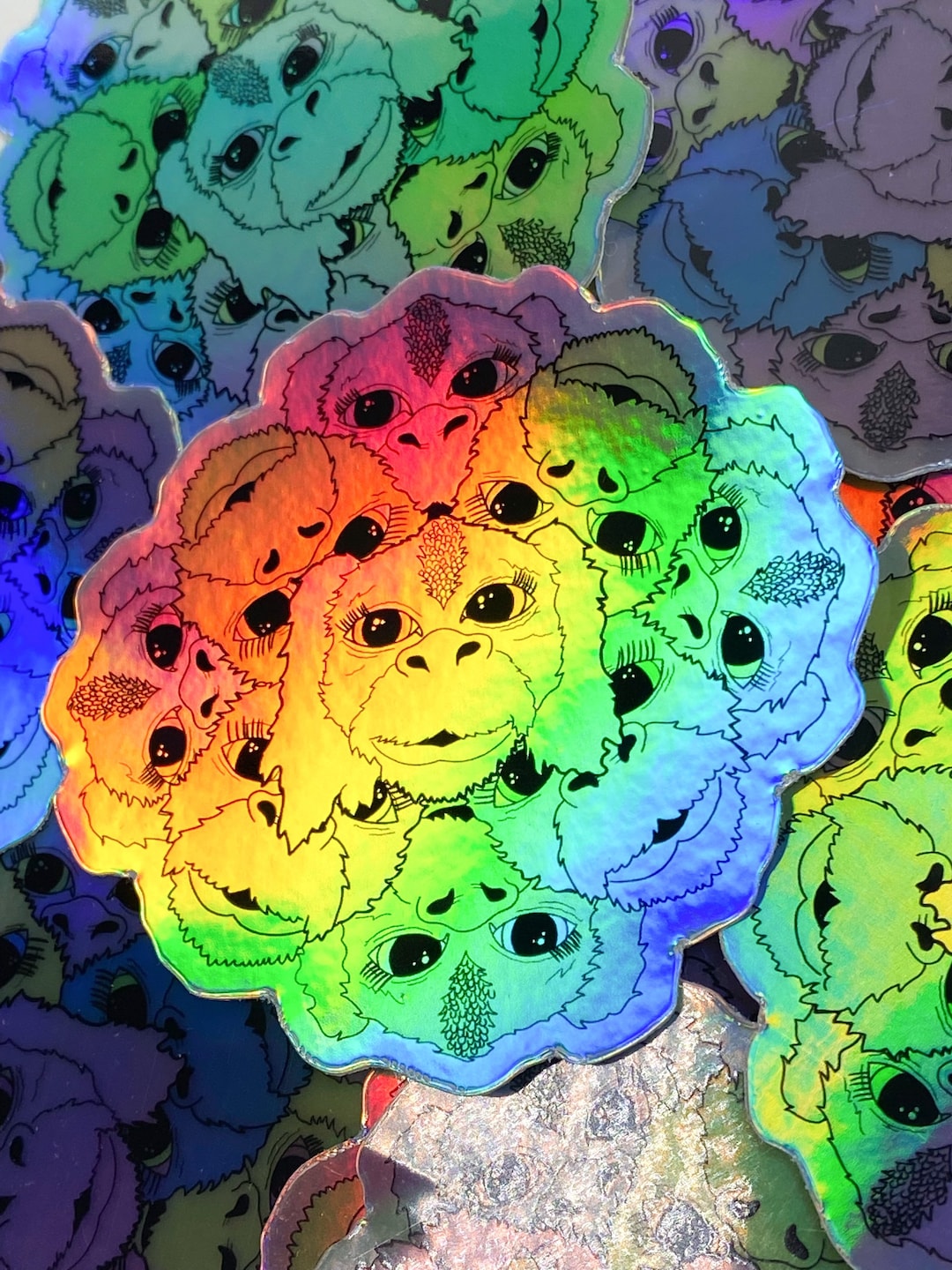 Falkor, Vinyl Sticker, 80s, Holographic, Waterproof Sticker, - Etsy