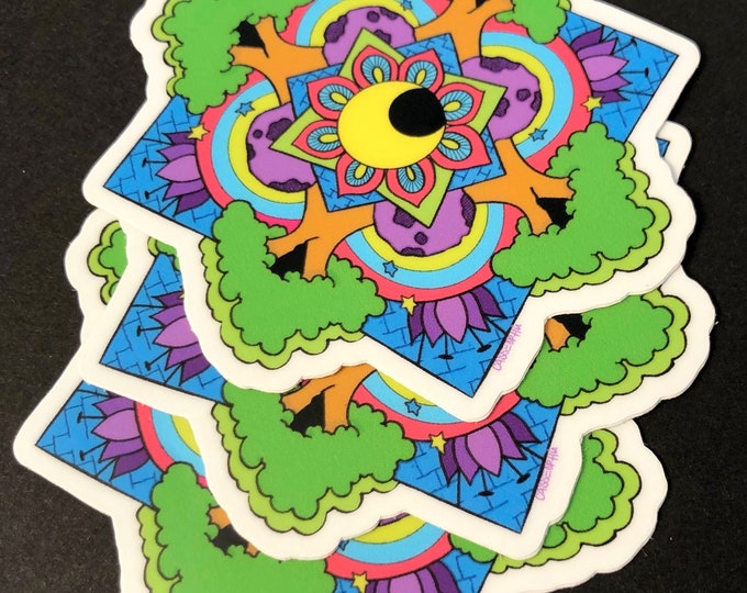 Sticker Mandala Sticker Stickers Vinyl Sticker Laptop Sticker Bumper ...