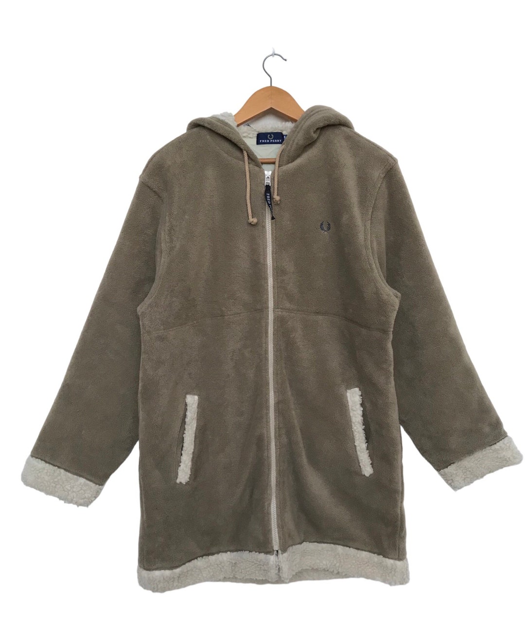 Vintage Fred Perry Fleece Sherpa Hoodie Jacket / Fred Perry England ...