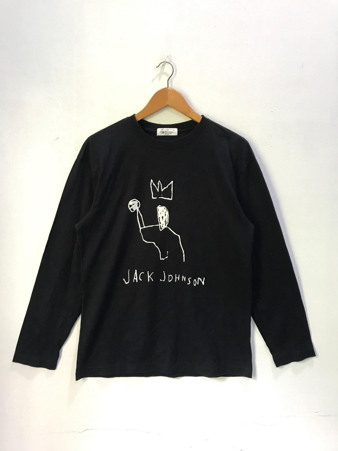 Vintage Jean-michel Basquiat Jersey Jack Johnson Long Sleeve T Shirt ...