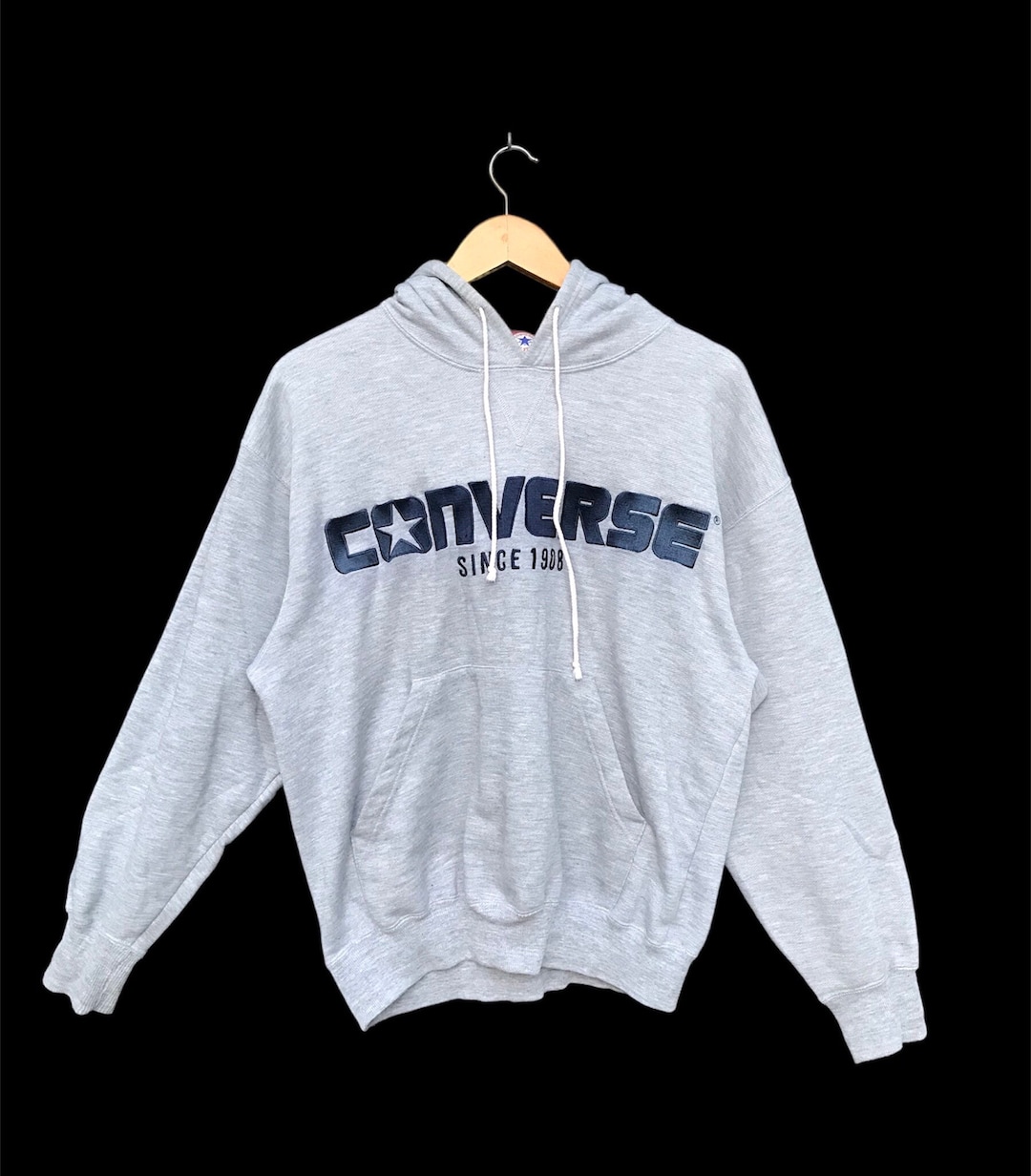Vintage Converse Embroidery Big Logo Hoodie / Converse Usa / Converse ...