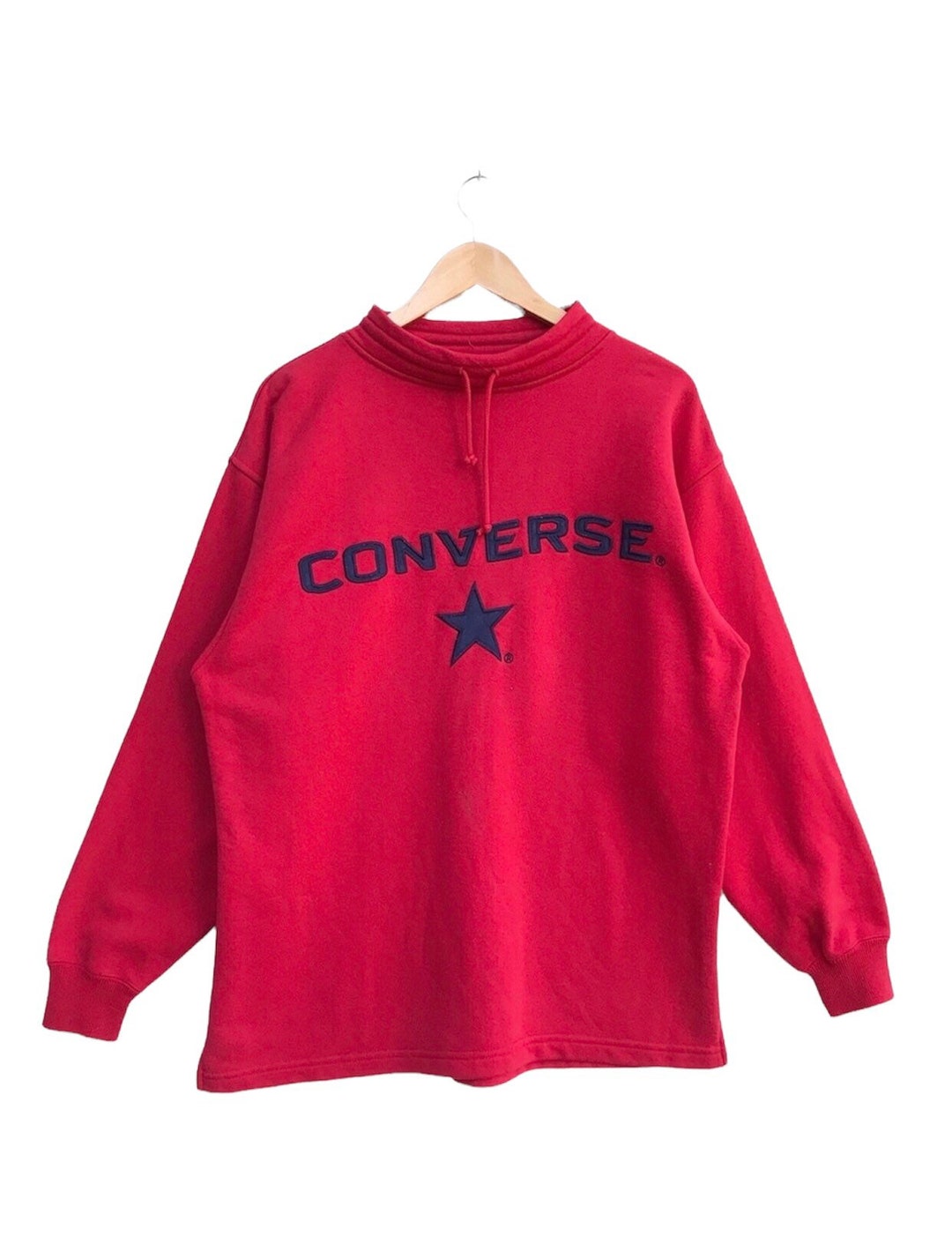 Vintage Converse Embroidery Big Logo Pullover / Converse Usa / Converse ...
