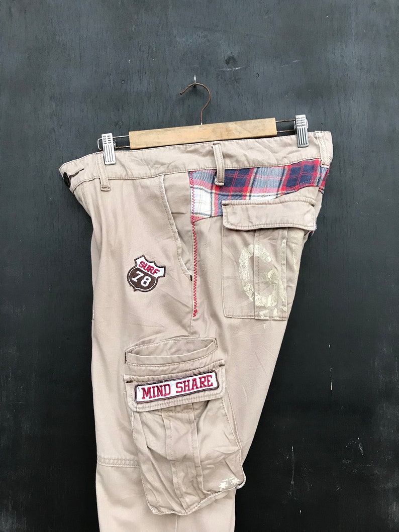 Vintage Gotcha Surf Cargo Multi Pocket Trousers Pants / | Etsy
