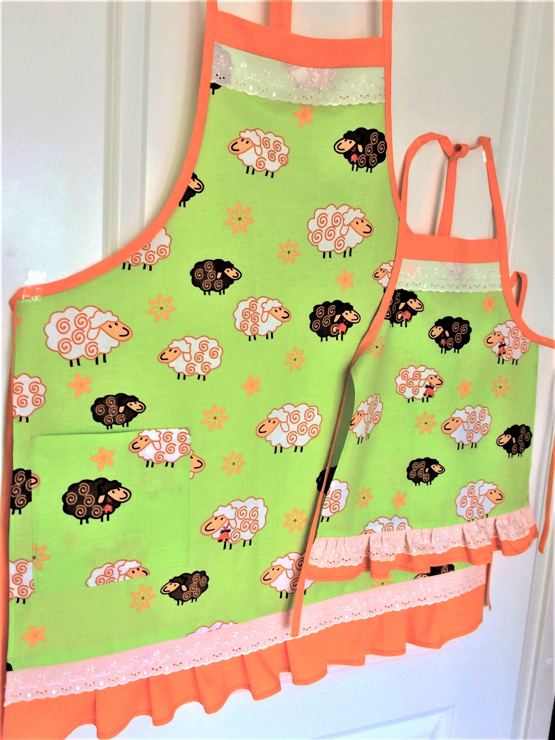 Mommy and Me Aprons Set, Mother Daughter Aprons, Baking Apron for Child ...