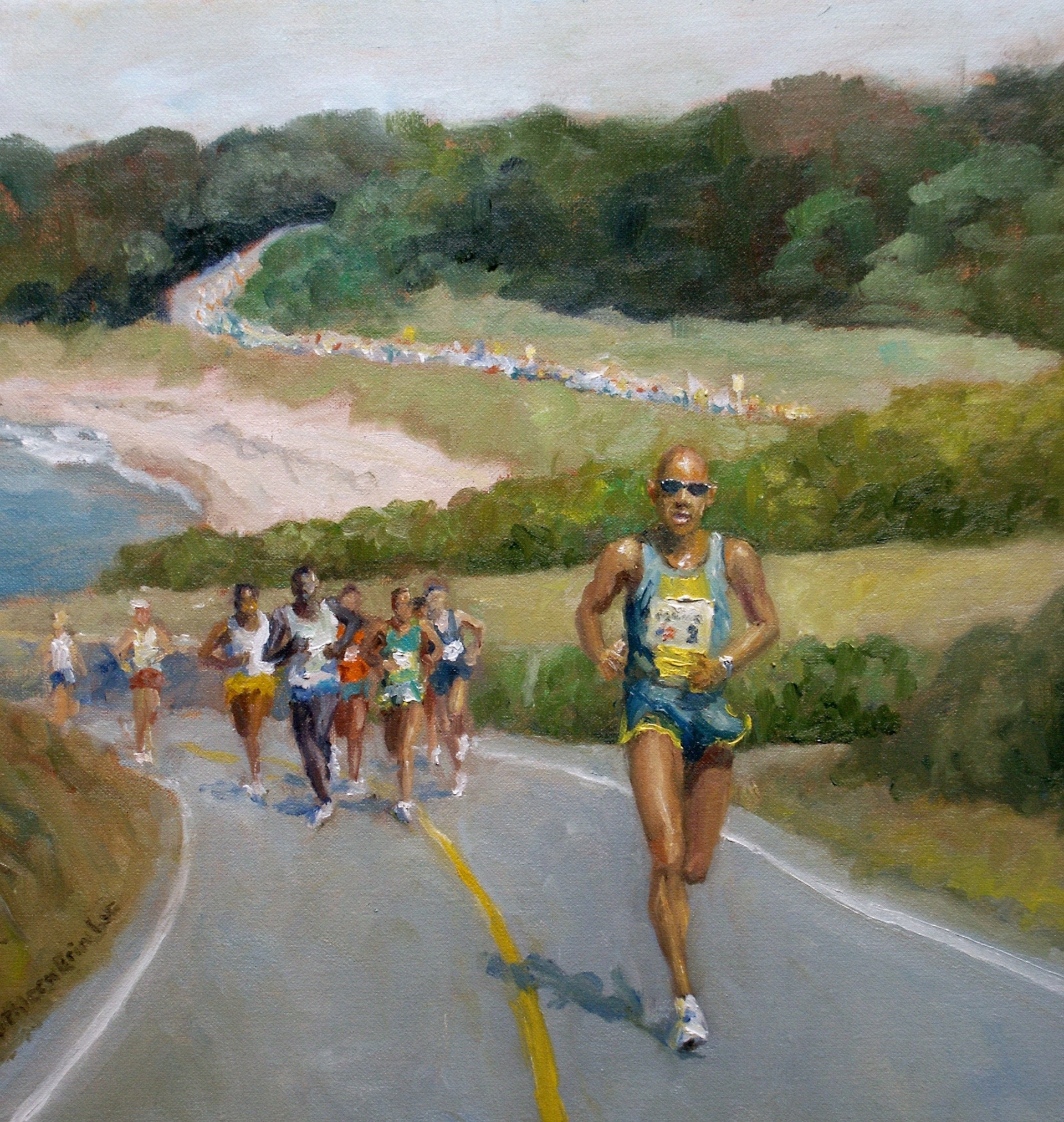 Falmouth Oil Painting, Original in Frame - Etsy