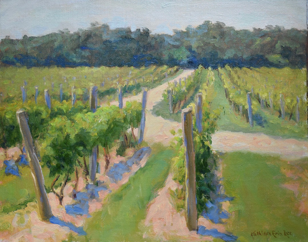 Hamptons Landscape, Original Oil Painting - Etsy