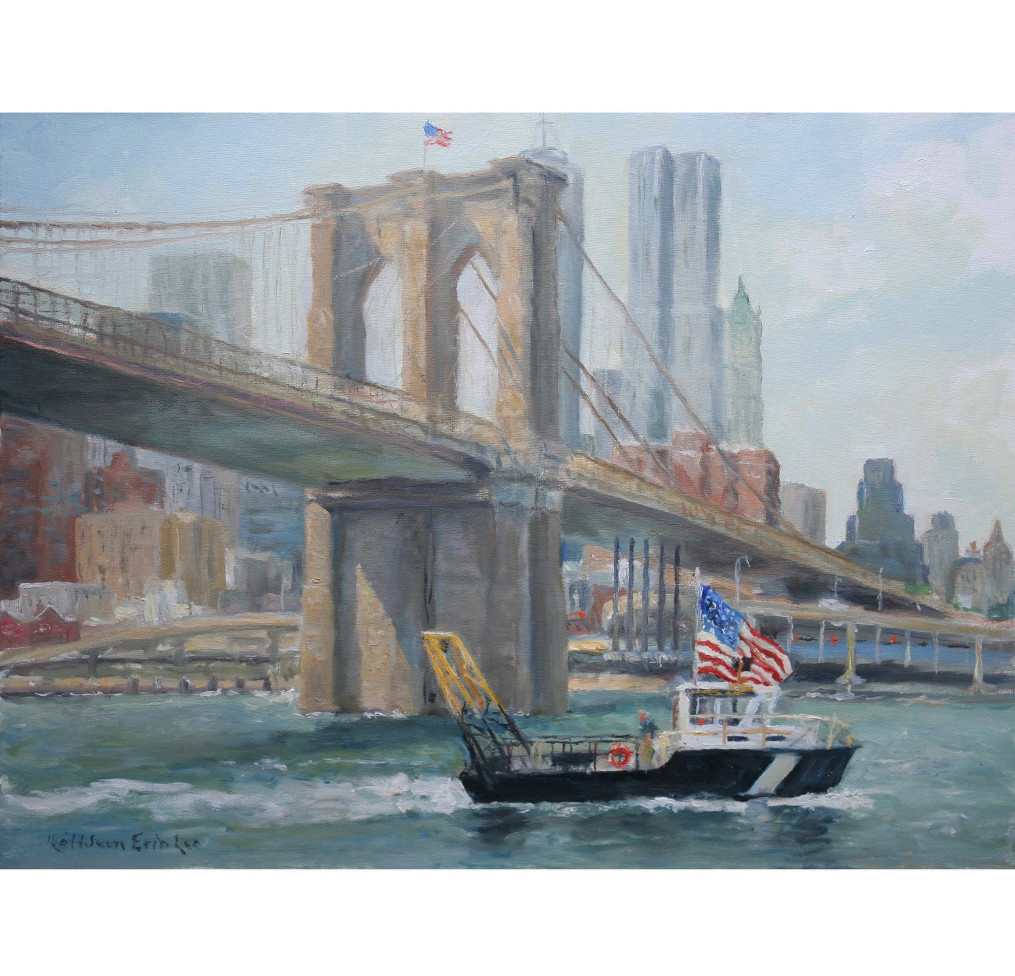 Brooklyn Bridge Oil Painting