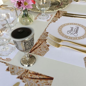 Passover Table Set for 12 Ppl , Placemats, Ten Plagues Coasters, Order ...