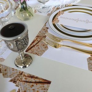 Passover Table Set for 12 Ppl , Placemats, Ten Plagues Coasters, Order ...