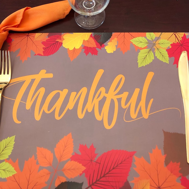 Thanksgiving Placemat - Etsy