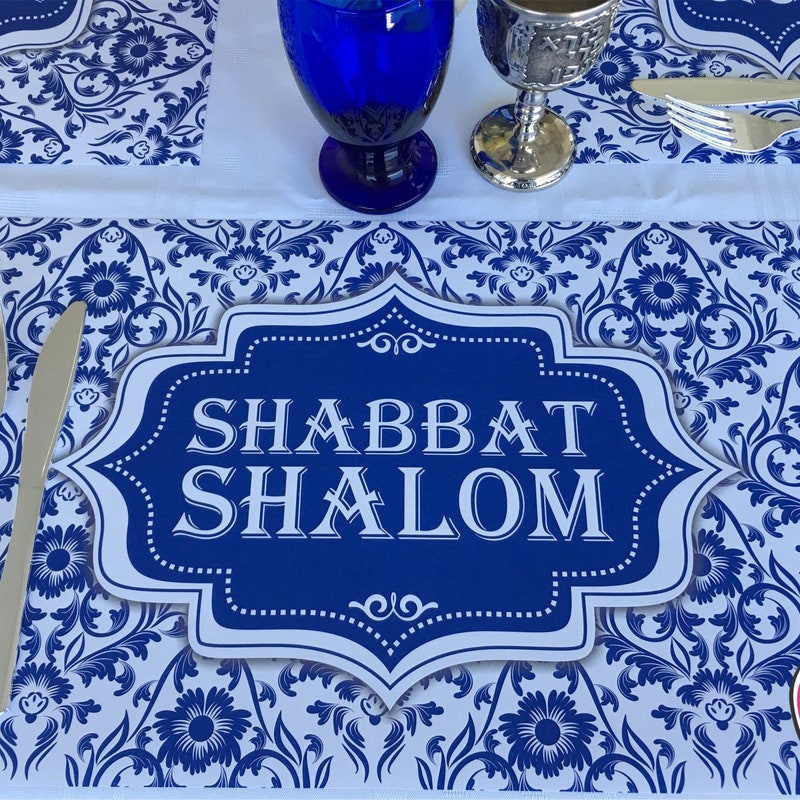 Shabbat Tablecloth - Etsy