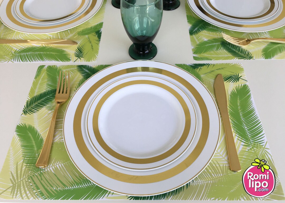 Tropical Party, Tropical Decor, Table Decor, Paper Placemats, Summer ...