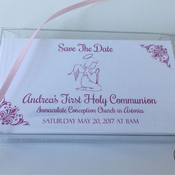 Holy Communion Save the Date - Etsy