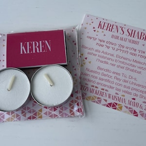 10 Travel Shabbat Kits , Shabbat Travel Kit, Shabbat Candles, Shabbat ...