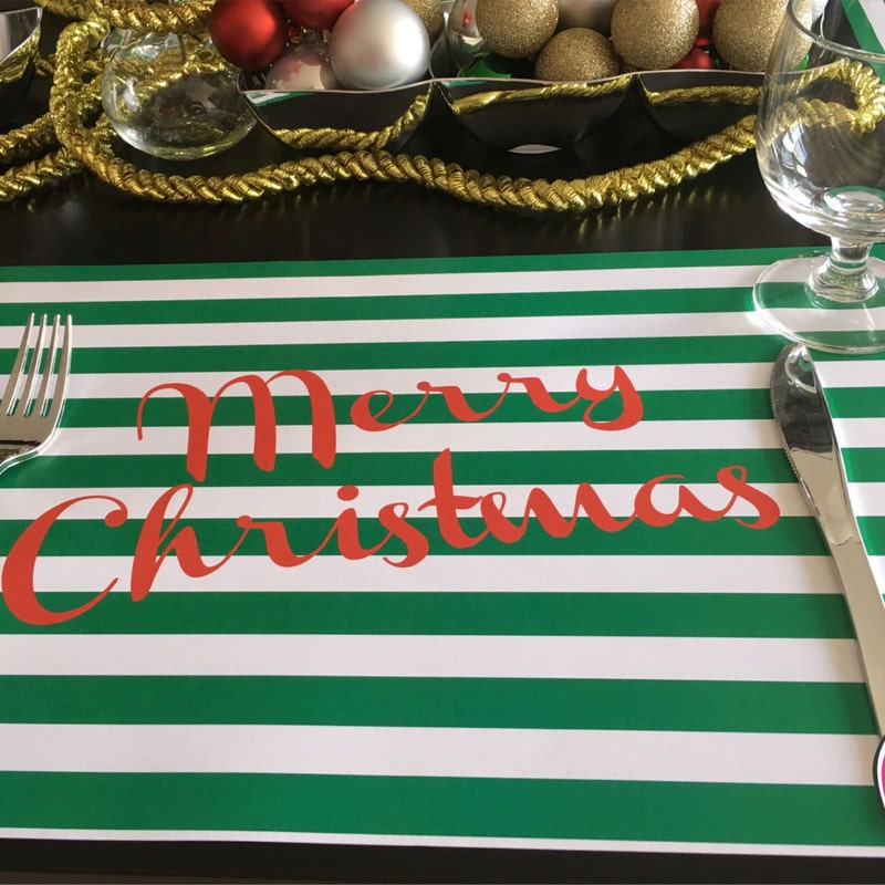 Holiday Placemats - Etsy
