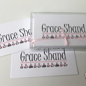 Ballerina, Set of 24 Personalized Ballerina Calling Cards, Gift ...